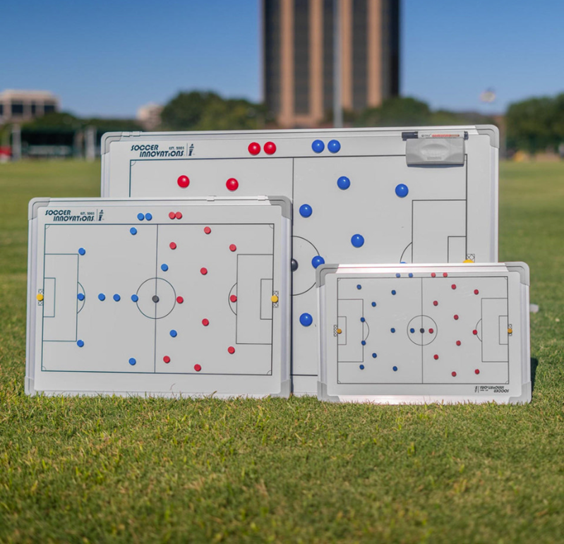 Double-Sided Magnetic Soccer Coaching Board with Accessories – Goals4Sports