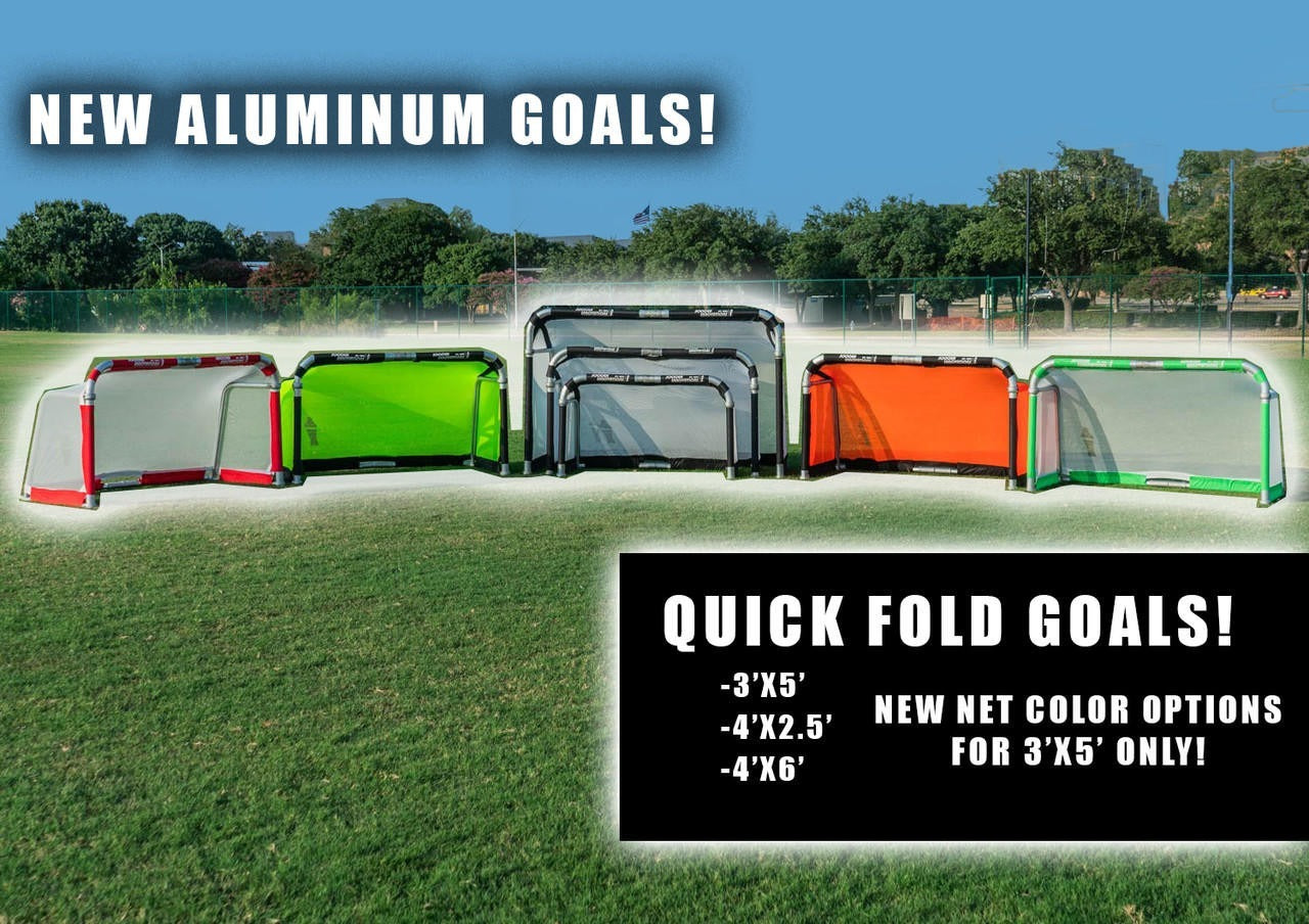 Quick Fold Aluminum Soccer Goal – Portable & Easy to Assemble ...